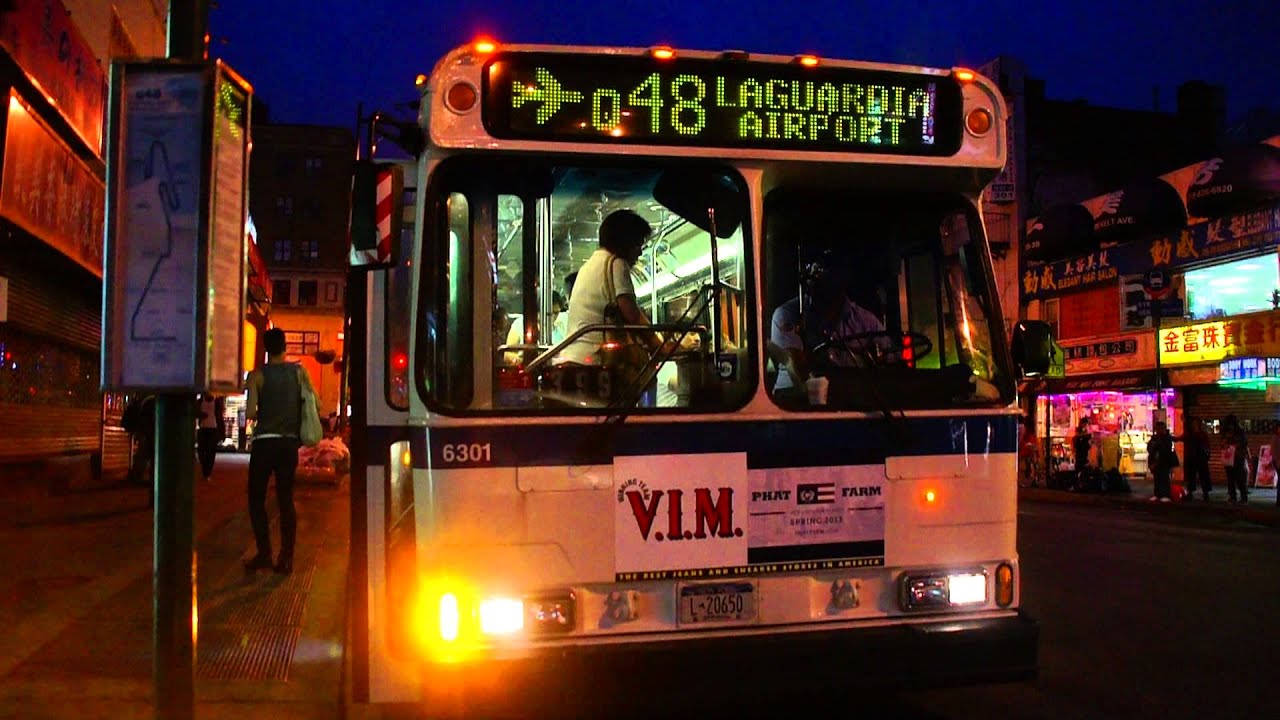 MTA New York City Bus 1999 Orion V 6301 On The Q48 @ Main Street ...