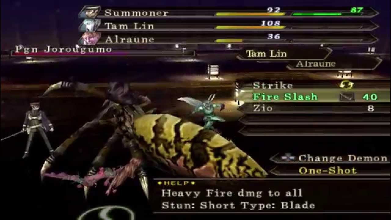 Shin Megami Tensei: Devil Summoner 2 PCSX2 60FPS - YouTube