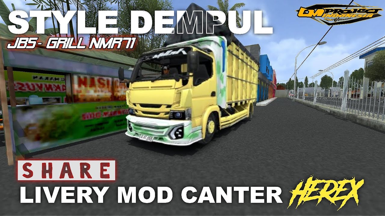 HEREX MBOIS‼️😎SHARE MOD & LIVERY MOD TRUK CANTER HEREX JB5 || MOD ...