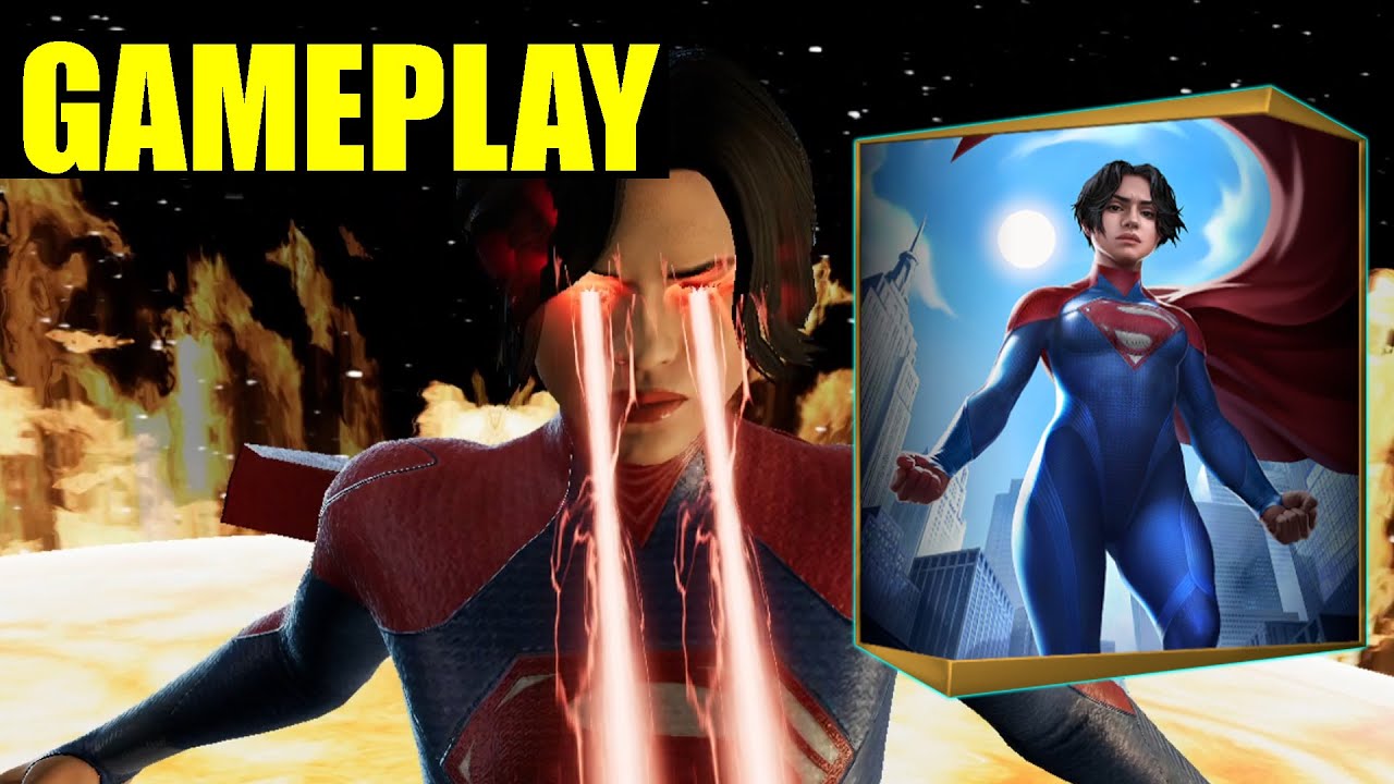 Playing Girl Of Steel Supergirl For The First Time Injustice 2 Mobile ...