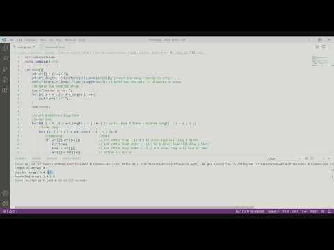 DATA STRUCT PROJECT - BINARY SEARCH TREE / MERGE SORT / BUBBLE SORT - YouTube