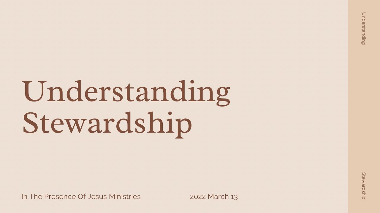 Understanding Stewardship - YouTube