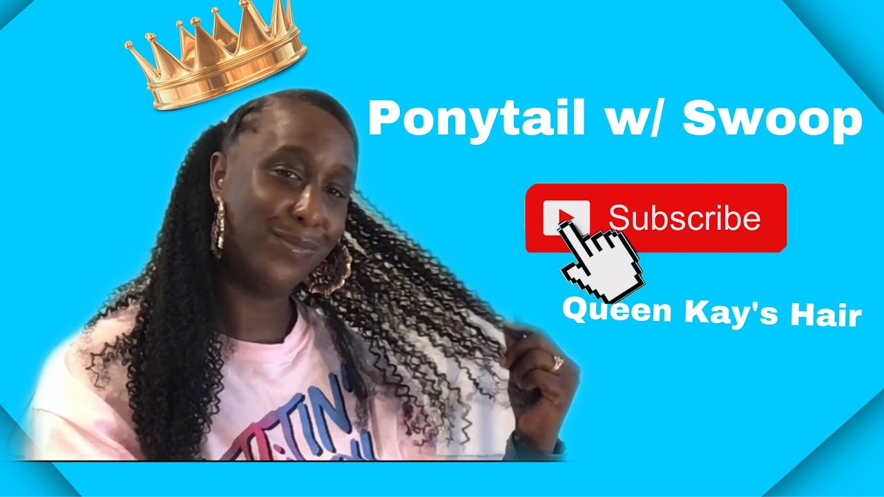 PONYTAIL W/ SWOOP ON 4C HAIR. EPIC FAIL OR NAW???? - YouTube