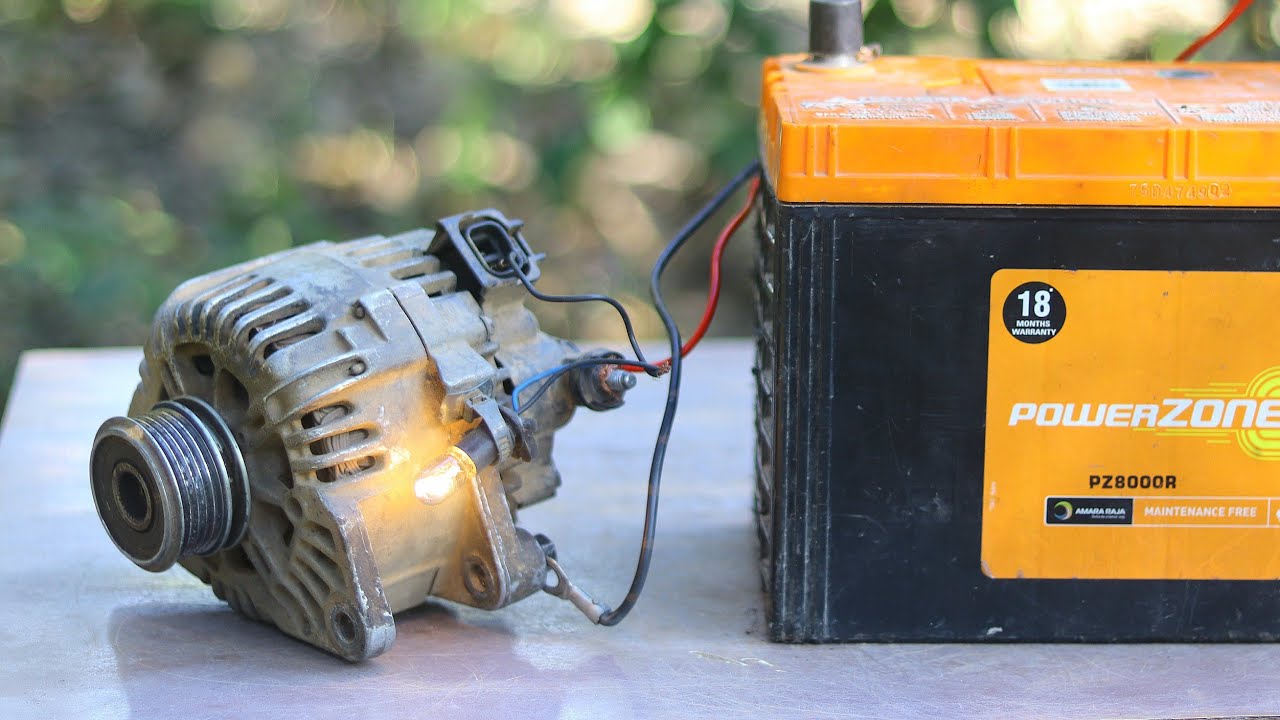 How to Connection Valeo 2 Pin Alternator | Valeo 12v 120A Car ...