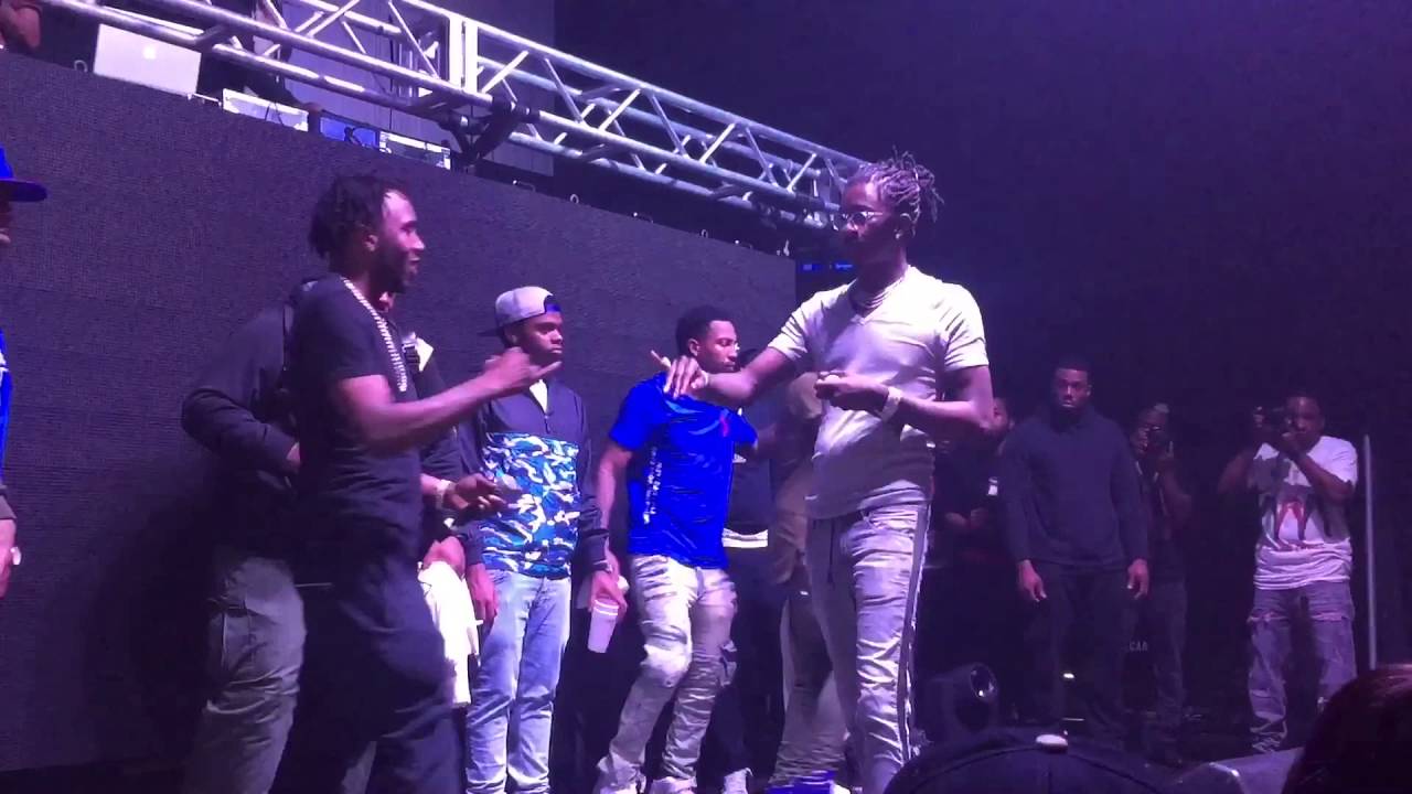 Young Thug performing live @ The Metroplex in Little Rock, Arkansas ...
