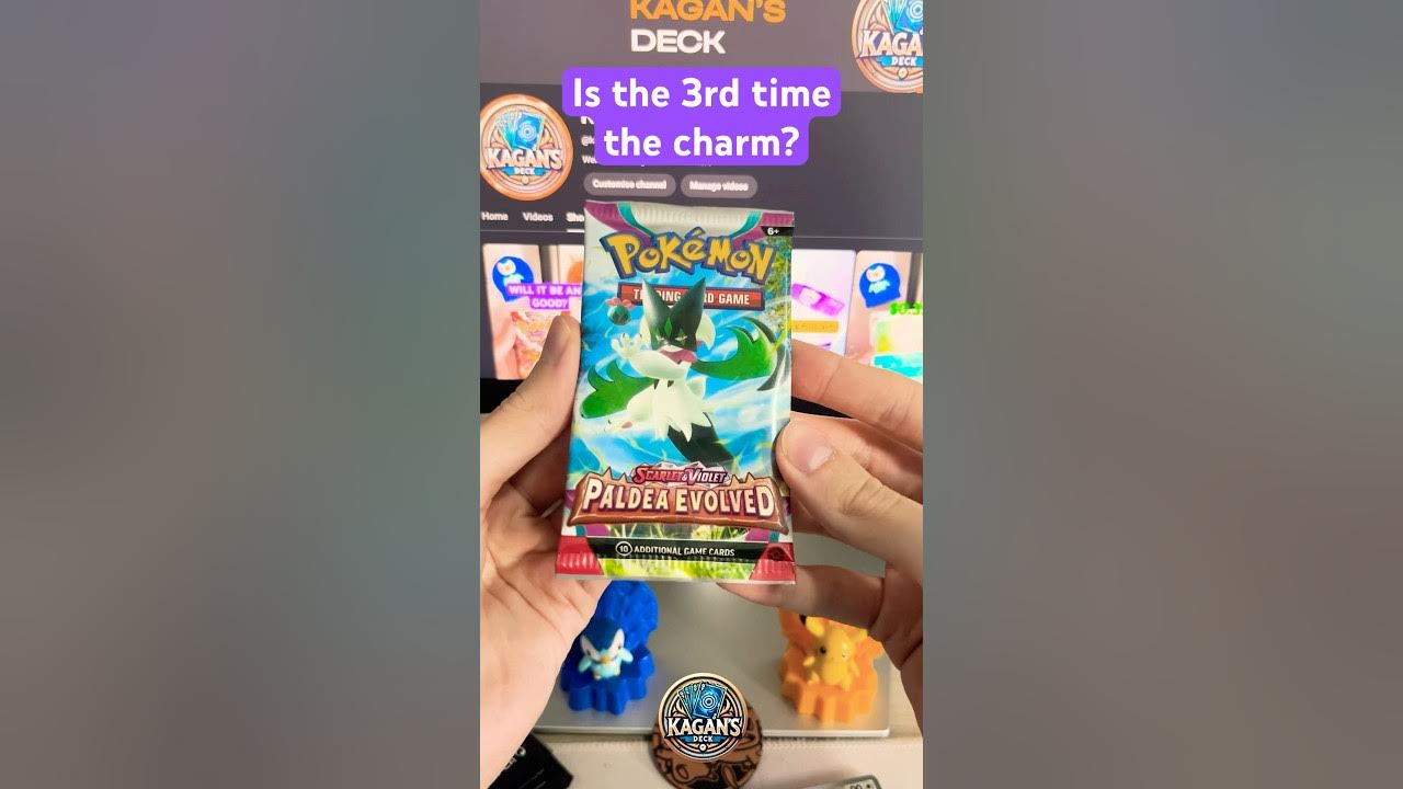 Paldea Evolved Pack #3 - Is the 3rd time the charm? #pokemon #pokemoncards #pokemontcg - YouTube