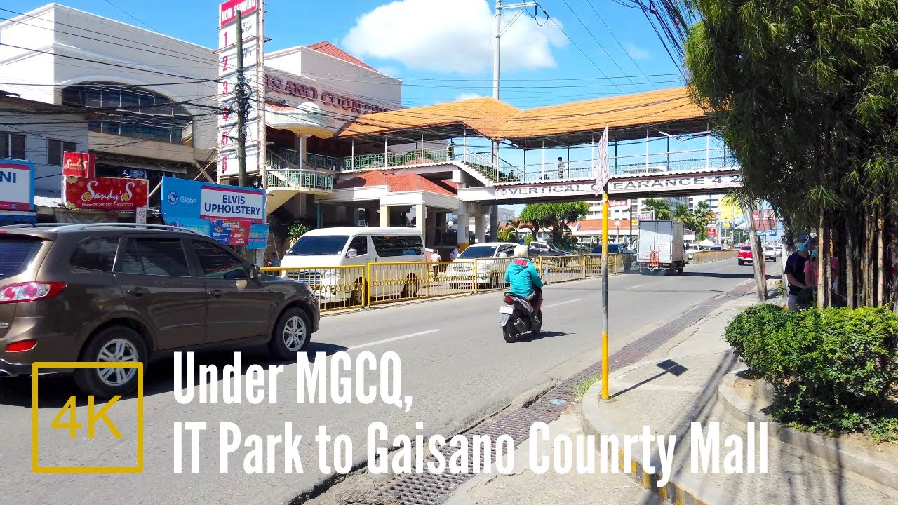 IT Park to Gaisano Country Mall, Cebu, Philippines, Under MGCQ【4K ...