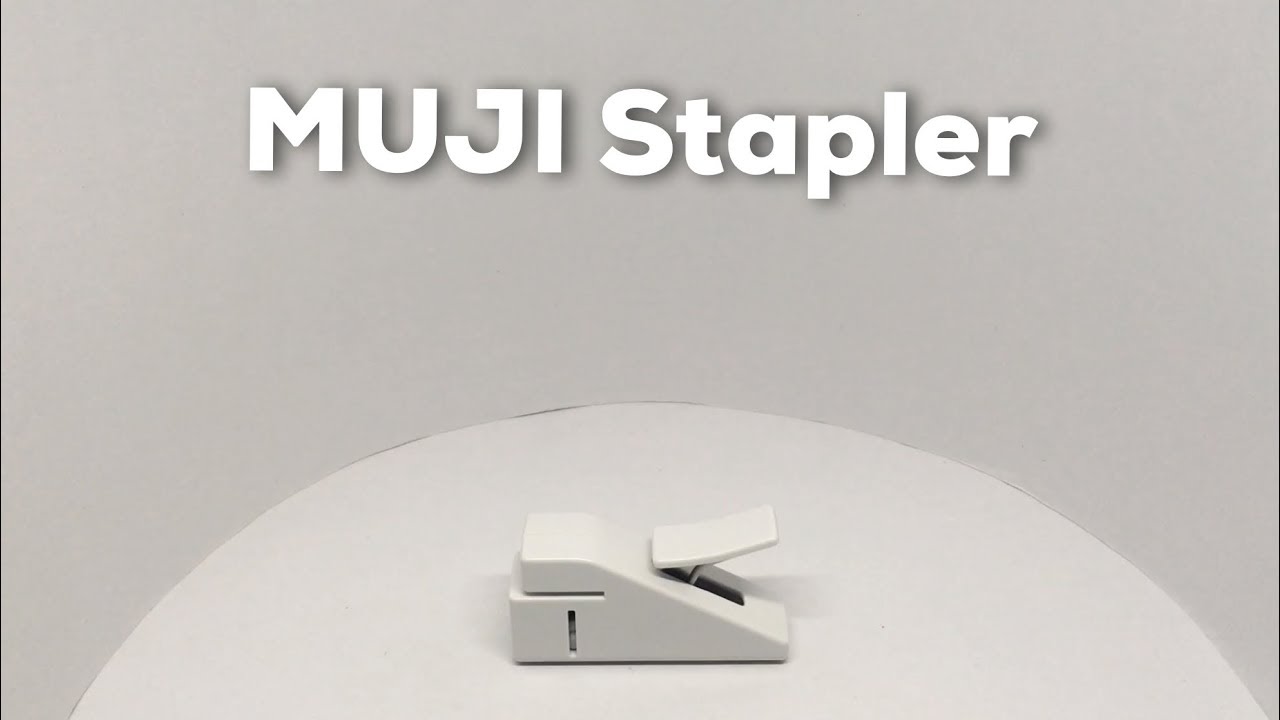 MUJI Stapleless Stapler - YouTube