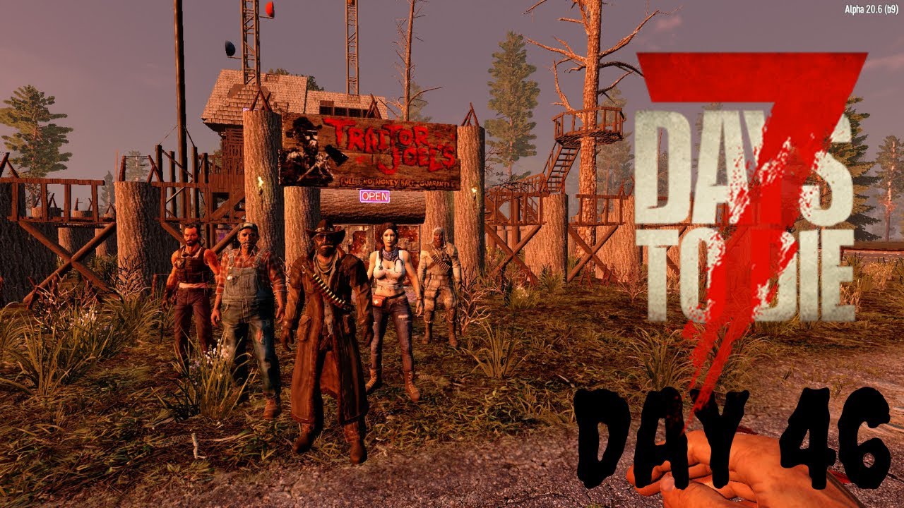 Levelling Up Trader Rekt Day 46 7 Days To Die Youtube