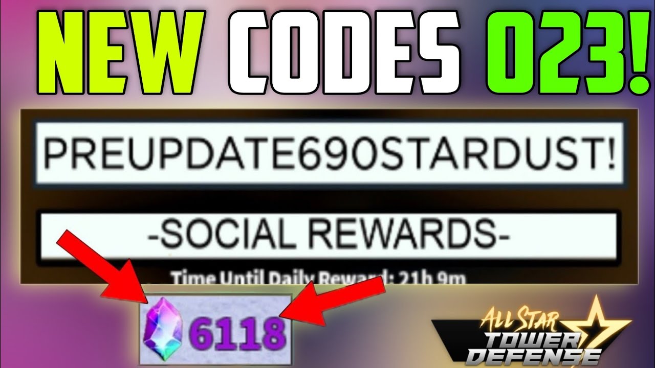 Update! 🔍ALL STAR TOWER DEFENSE WORKING CODES 2023 - ROBLOX ALL STAR ...