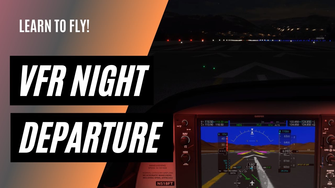 All Pilots Should See This | Using ODPs on VFR Night Departures | Night ...