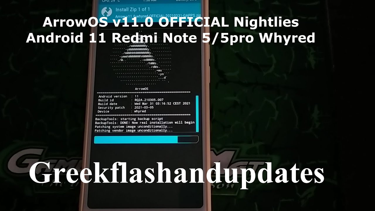 ArrowOS v11.0 OFFICIAL Nightlies Android 11 Redmi Note 5/5pro Whyred ...
