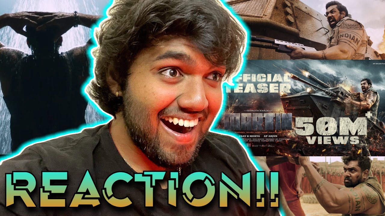 #Martin - Teaser [4K] | REACTION!! | Dhruva Sarja | AP Arjun | Uday K ...