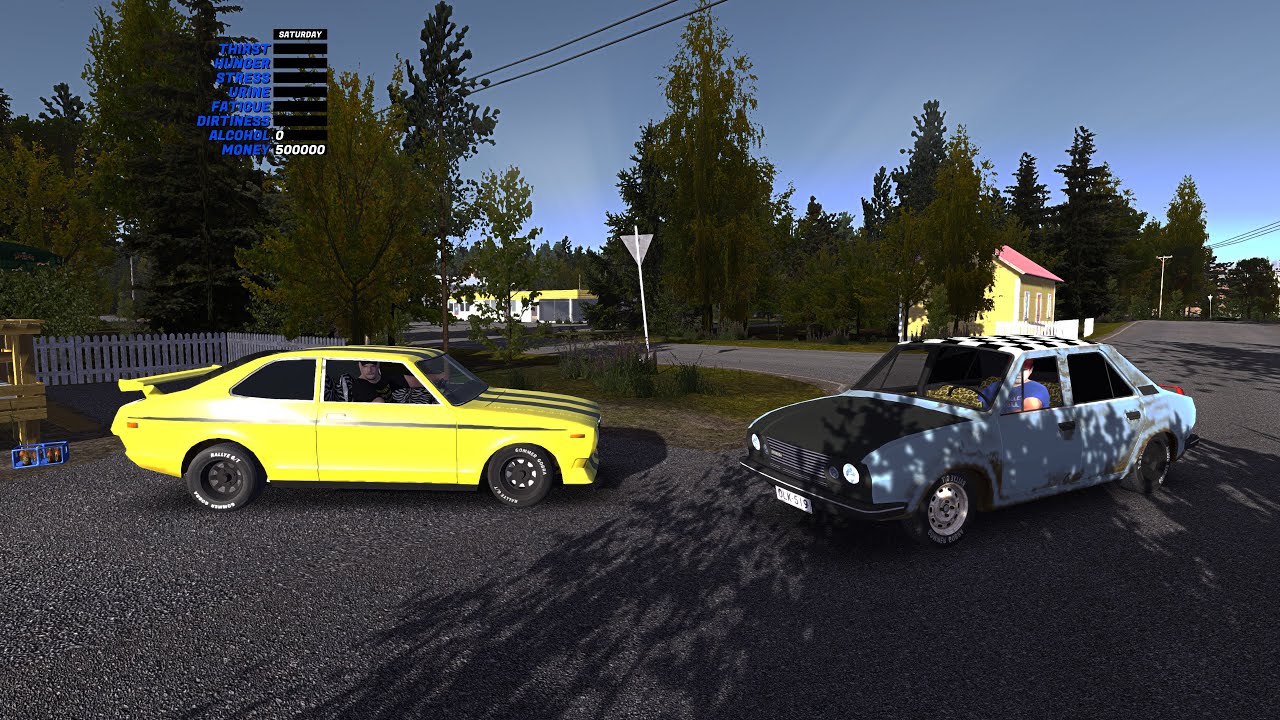 My Summer Car Green Menace VS Svoboda (Drag) - YouTube