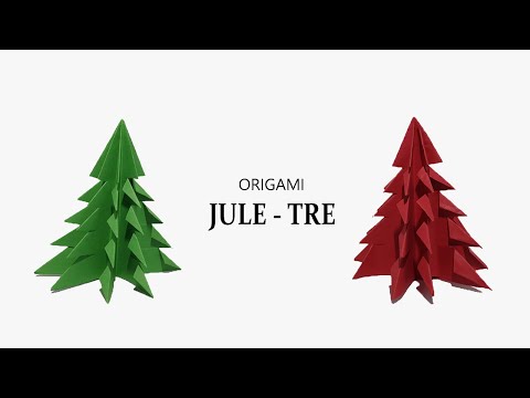 Hvordan lage et juletre av papir lage et jule tre med papir