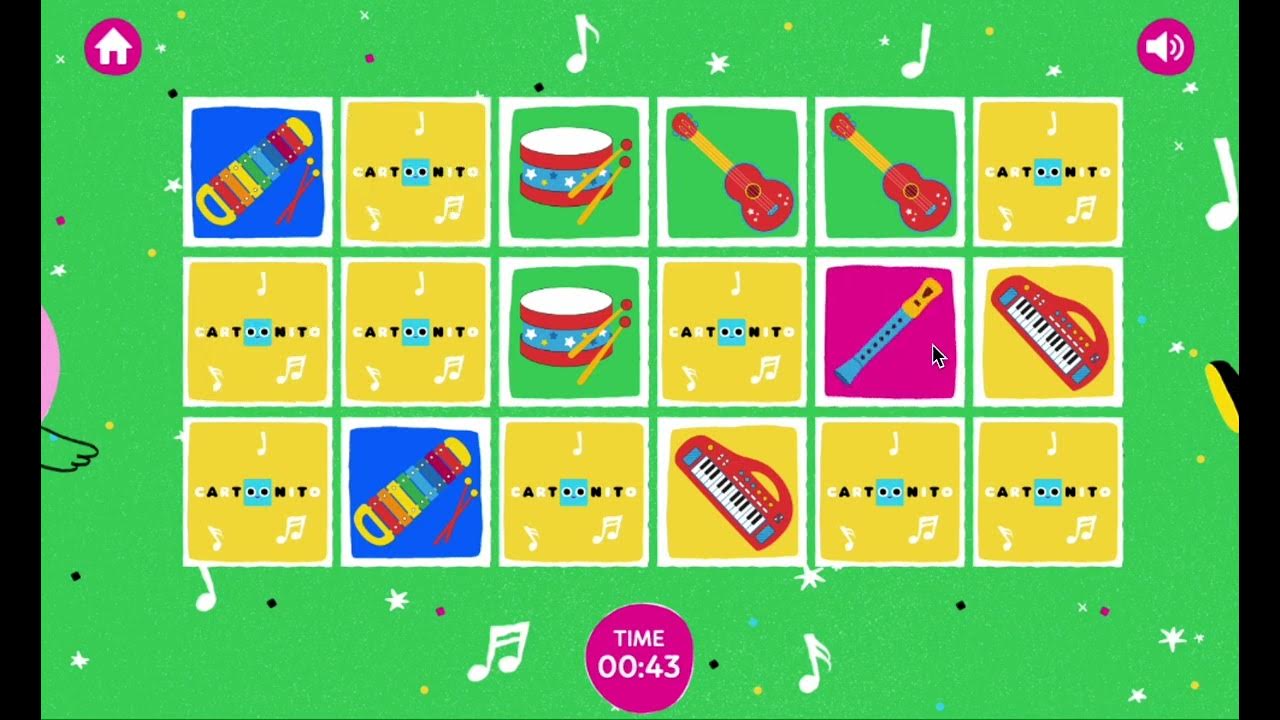Kids Game Music Instrument Matching Game - YouTube
