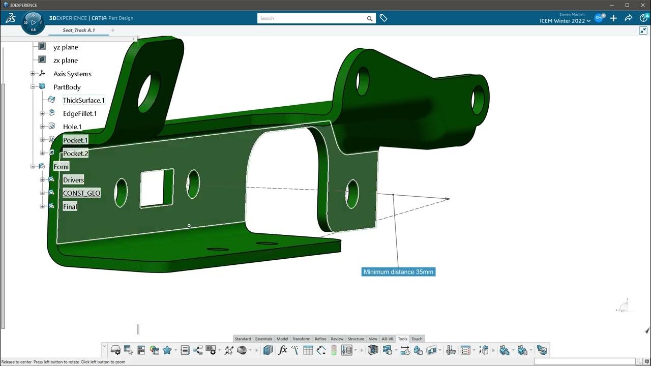 CATIA 3DEXPERIENCE 2021: Measure Intro - YouTube