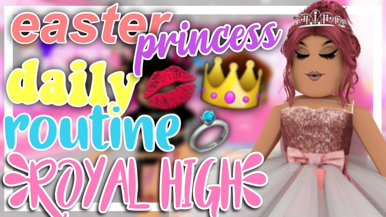 EASTER PRINCESS DAILY ROUTINE🐣👗|| Roblox - YouTube