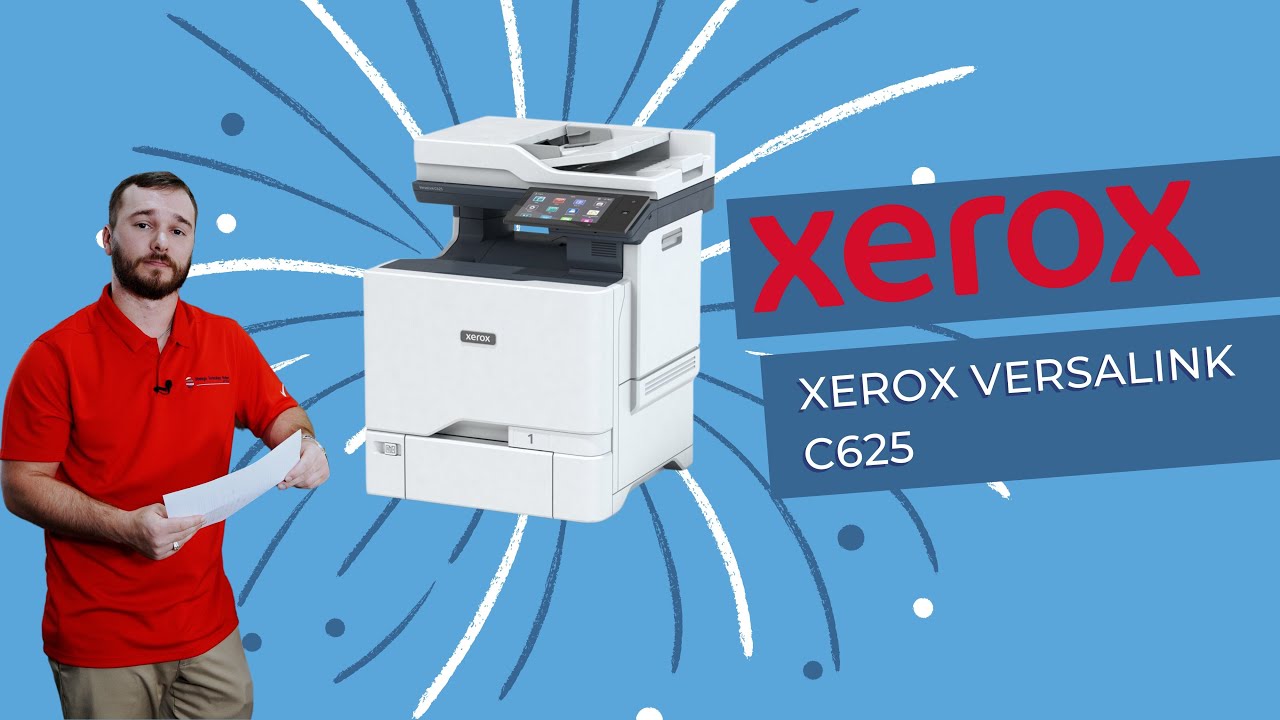 Quick printer overviews: Xerox® VersaLink C625 - YouTube