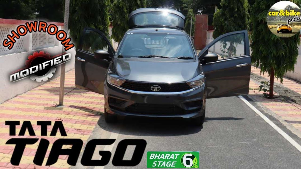 TATA TIAGO | BS6 |XE| SHOWROOM MODIFIED|BEST CAR UNDER 5 LAKHS - YouTube