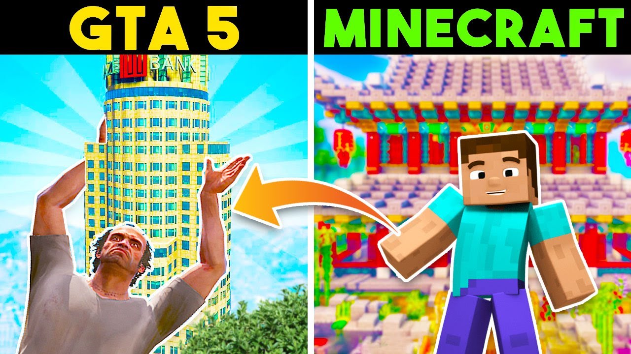 GTA 5 VS MINECRAFT | Which One Is Better ? - YouTube