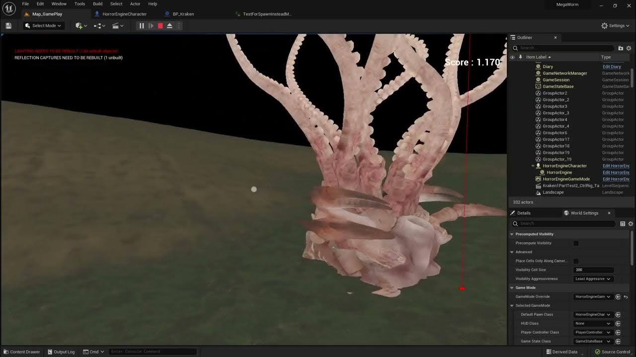 UE5 - Beginner - Full Game Tutorial #73 - Tentacle Spawn #2 - YouTube