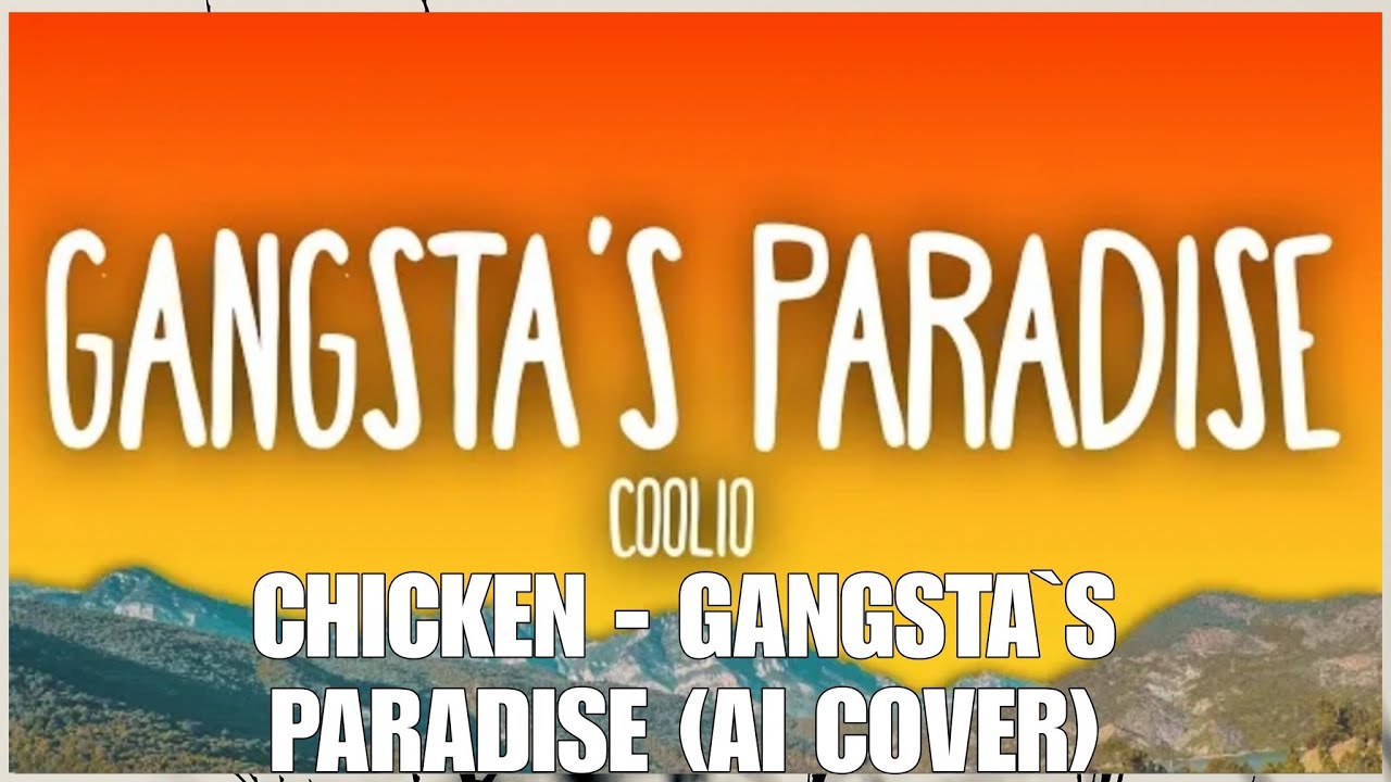 CHICKEN - GANGSTA`S PARADISE #ytshorts #aicoversongs #agentxsayan - YouTube