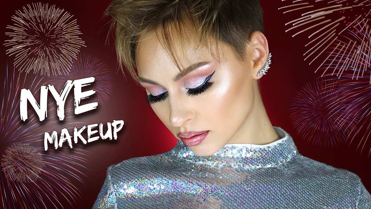 Full Face Glam Makeup Nye Youtube