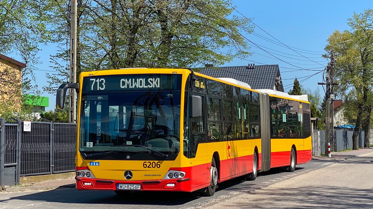 Mercedes Conecto LF G #6206 (MZA Warszawa) [🚍713] - YouTube