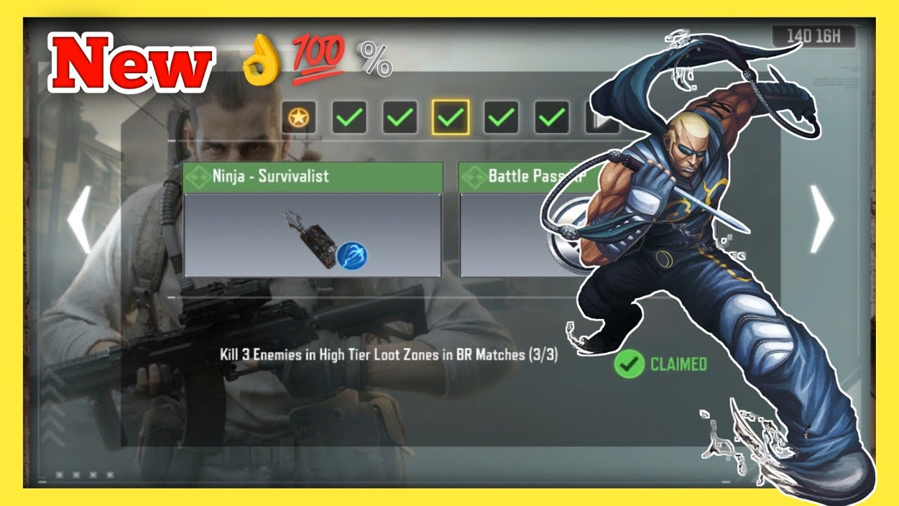 How To Complete👌💯 Kill 3 Enemies in High Tier Loot Zones in BR Matches ...