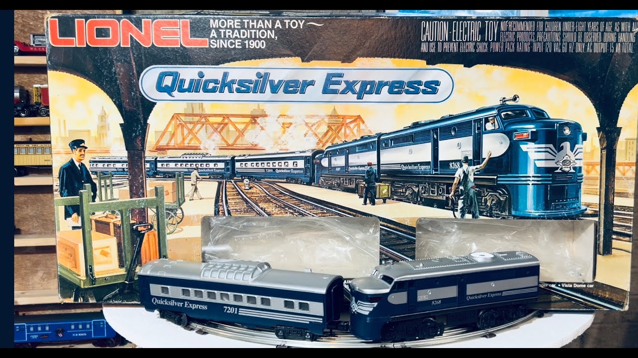 Lionel T&P Quicksilver Express Passenger Set 6-1253 - YouTube