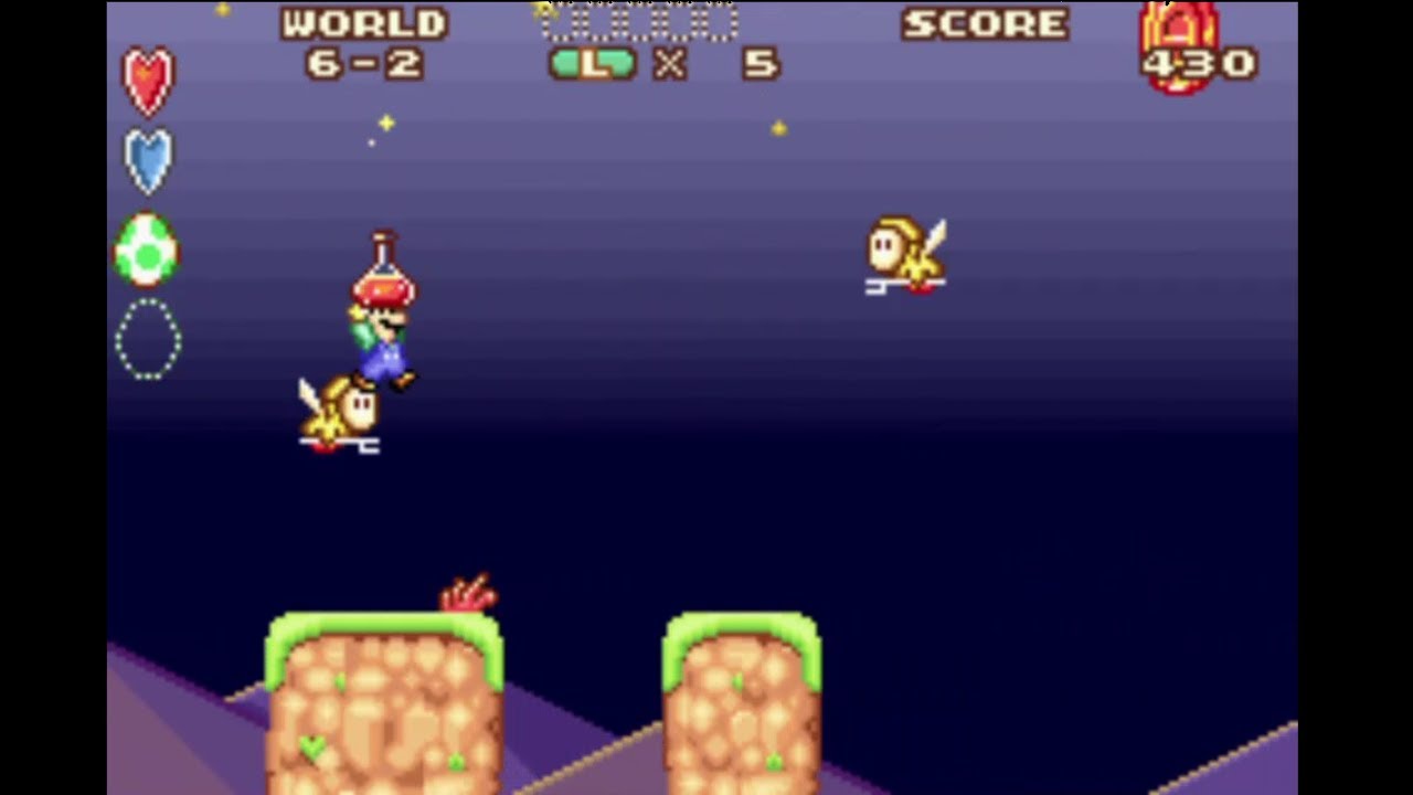 Super Mario Advance- World 6-2 Yoshi Eggs speedrun - YouTube