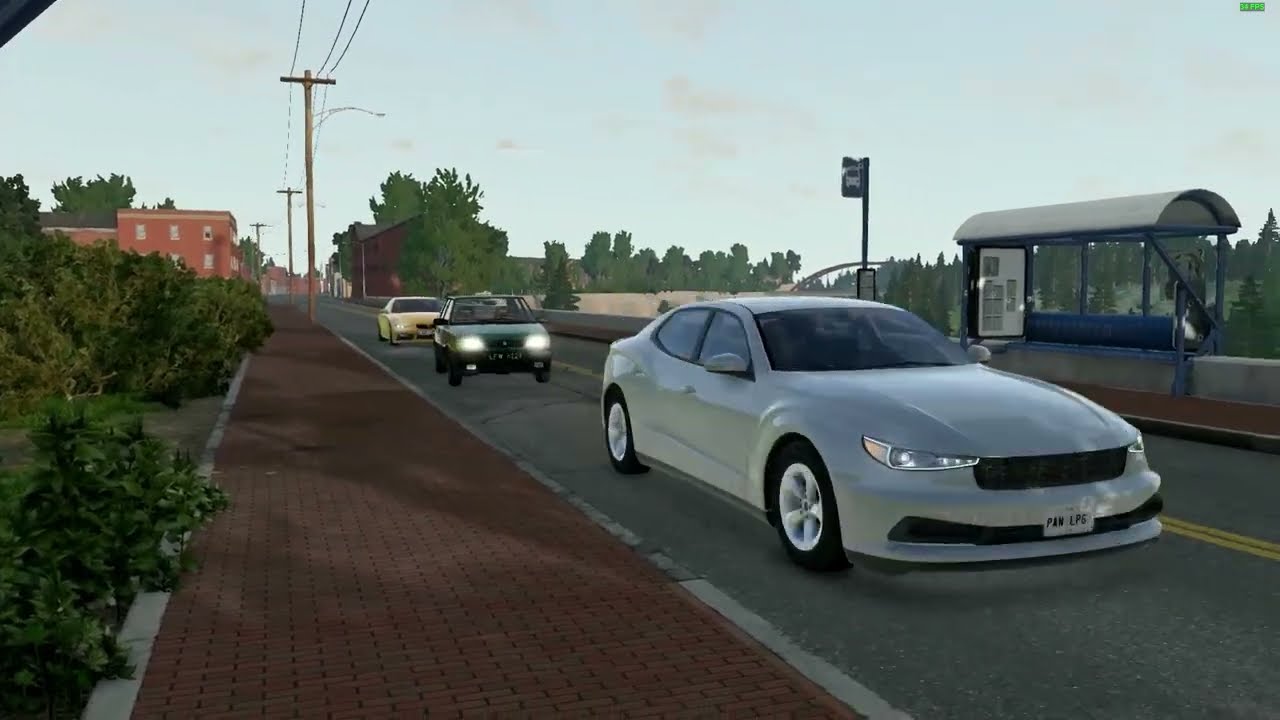 FPS Trapez (FSO Polonez) Engine Sound Mod beamng - YouTube