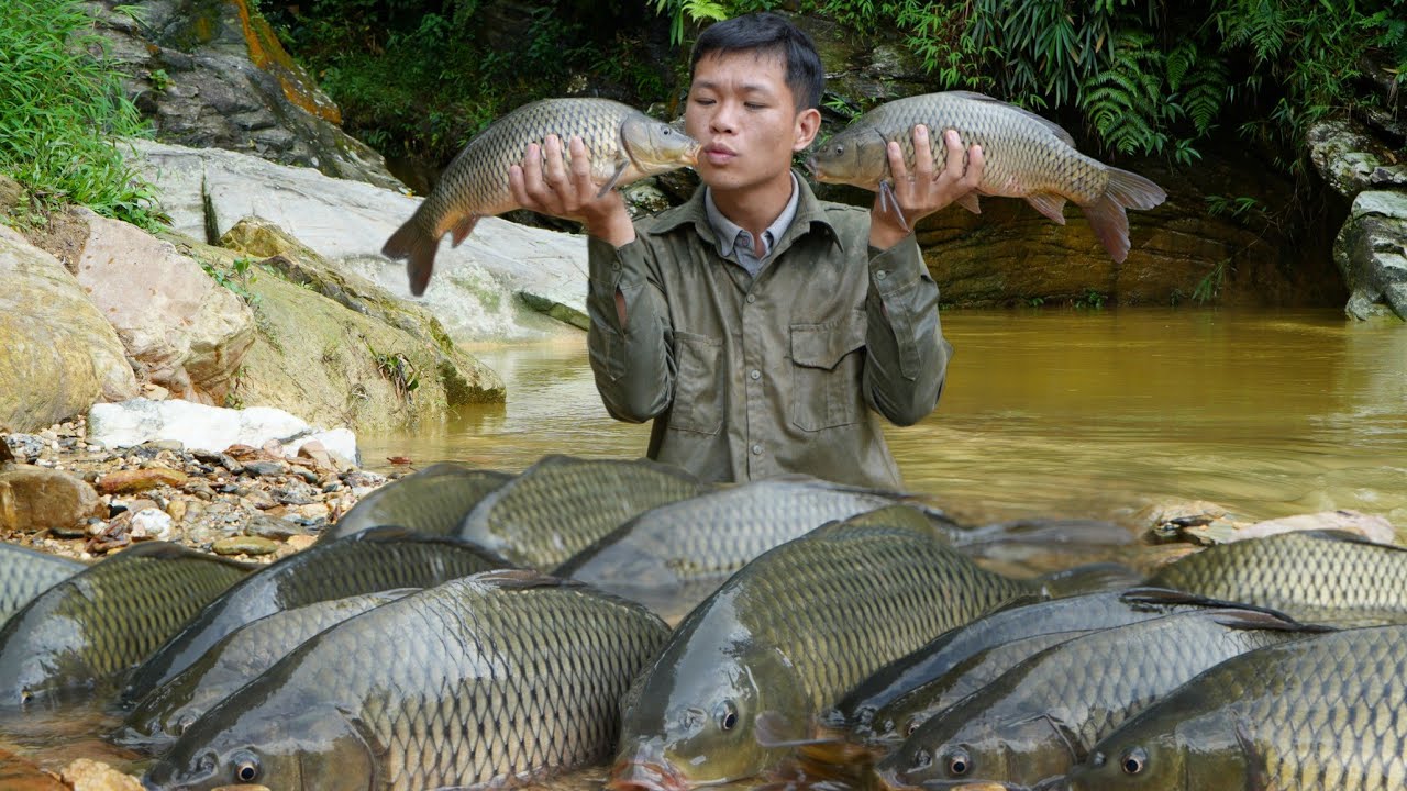 Catching a BIG FISH - Farm Care Day 100 - YouTube