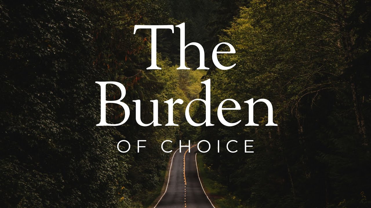 Nerd Talk Thursday - The Burden of Choice - YouTube