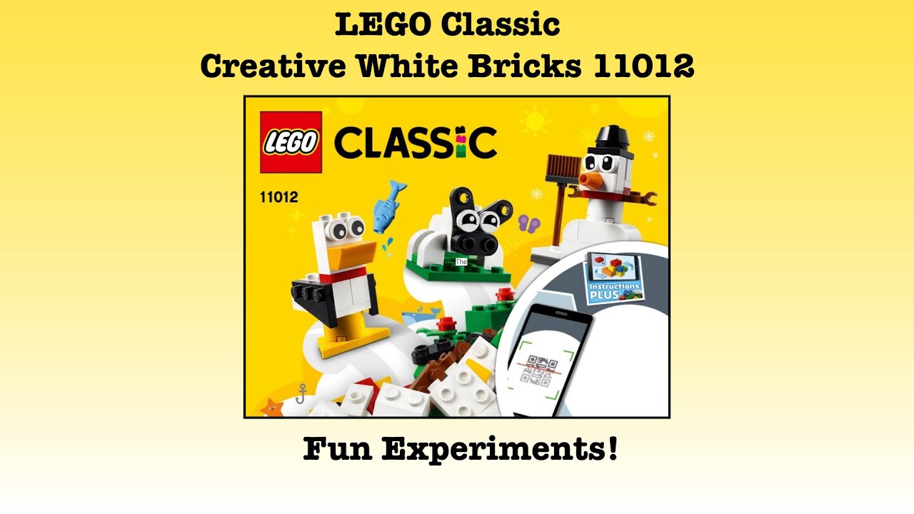 LEGO Classic Creative White Bricks 11012 || 11012 || Fun Experiments ...