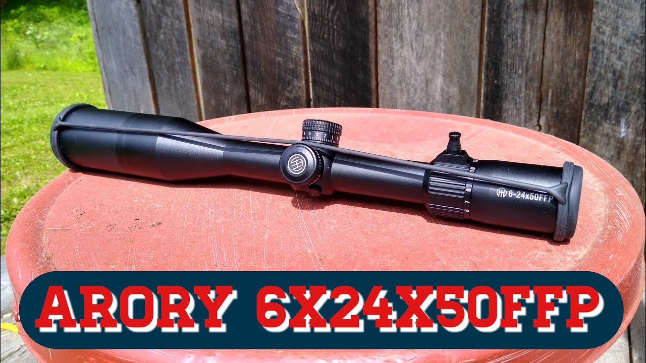 Arory 6x24x50 side focus, first focal plane rifle scope. unboxing and ...