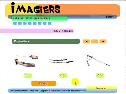 تعلم اللغة الفرنسية # Imagiers = Vocabulaire = Les armes 2 - YouTube