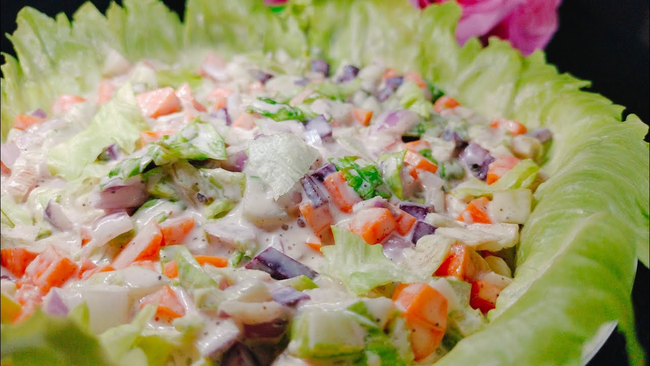 Veg healthy salad recipe for weight loss & diet|eat this salad every ...