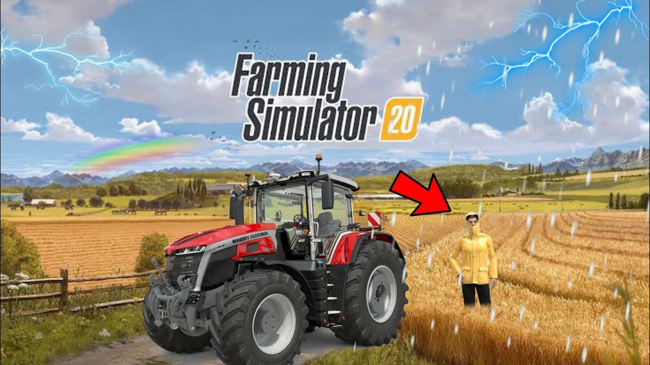 Fs 20 it rained heavily at night🥶☔ | Farming Simulator 20 Gameplay ...