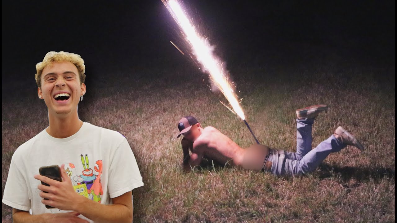 Firework in the Butt! - YouTube