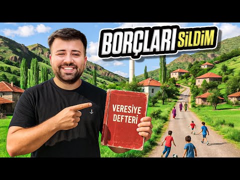 KÖYDE’Kİ HERKESİN BORCUNU SİLDİM ! | VERESİYE DEFTERİ ARTIK YOK 