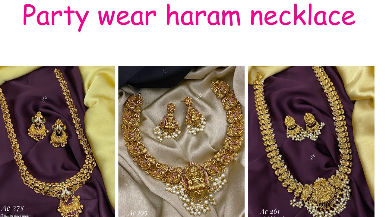 Party wear haram necklace #necklace #haram #partywear #fashion # ...