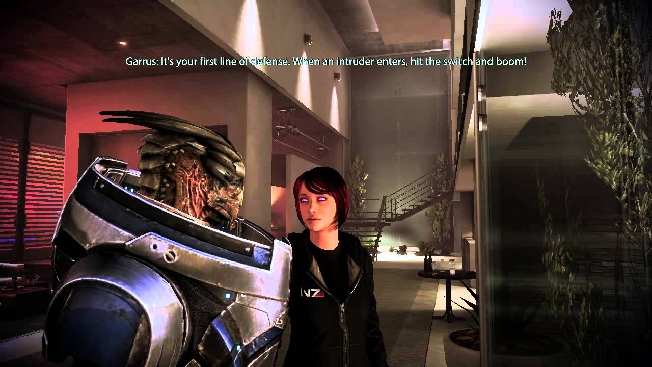 Mass Effect 3 - Garrus & Zaeed Rig Shepard's Apartment(Citadel DLC ...