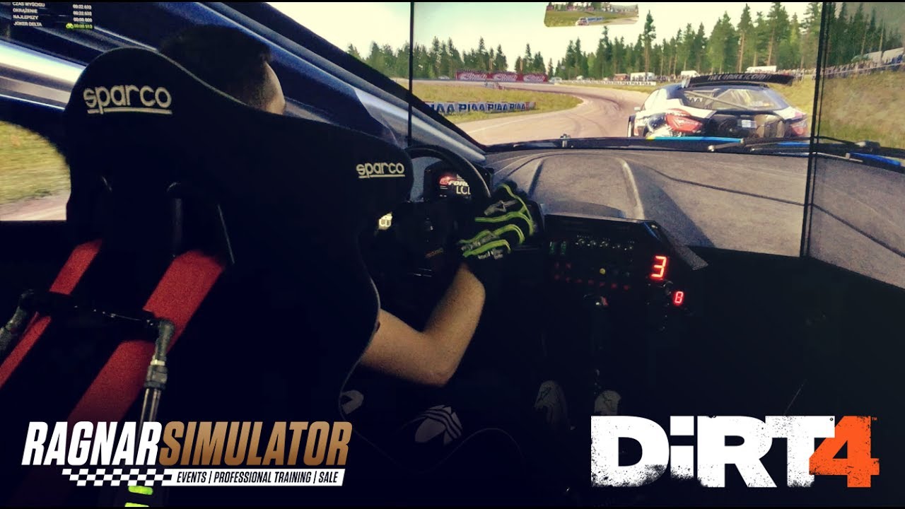DiRT 4 w Ragnar Simulator | Jazda na 100%! - YouTube