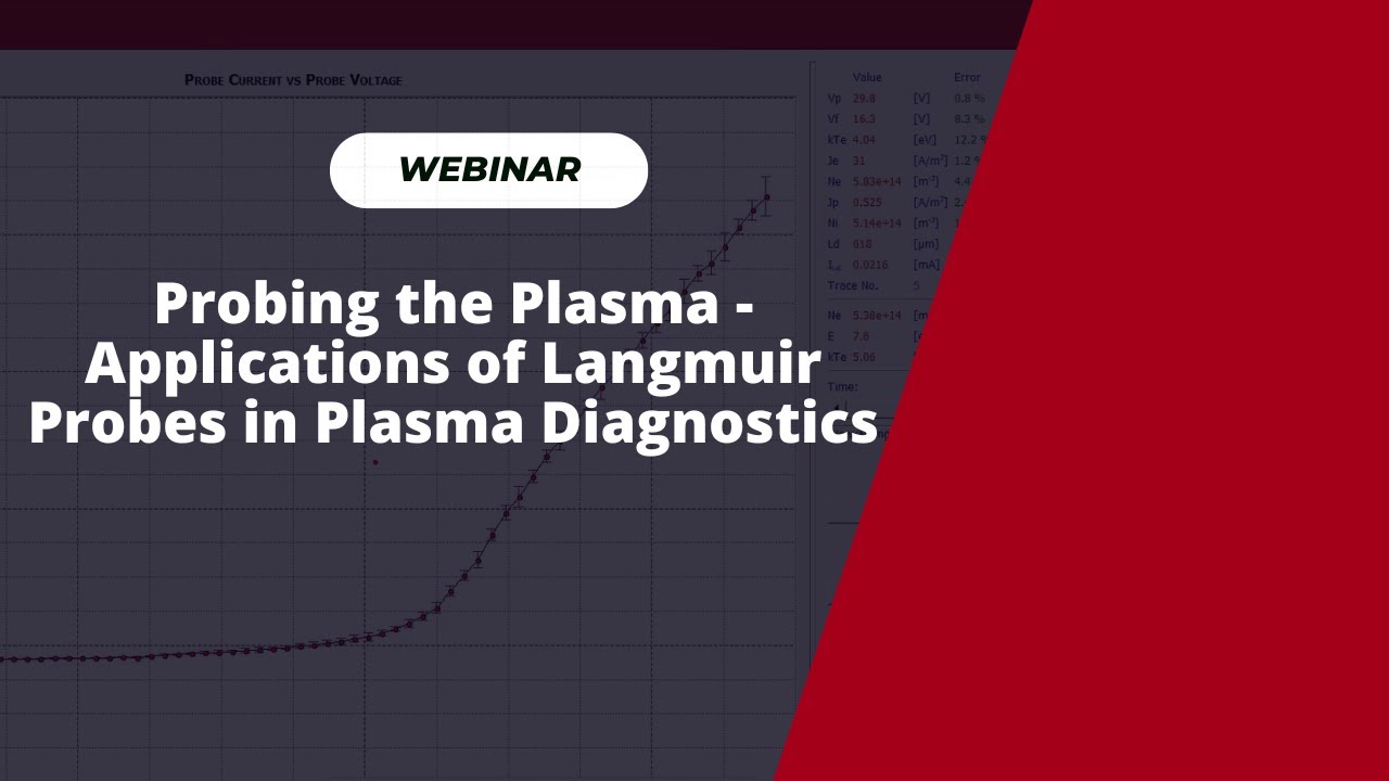 Webinar Probing the Plasma - Applications of Langmuir Probes in Plasma ...
