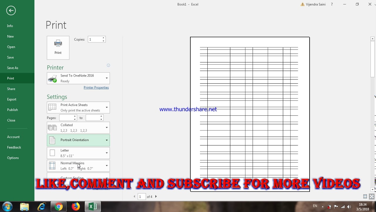 Page Setup In Excel YouTube Page Setup In Excel YouTube