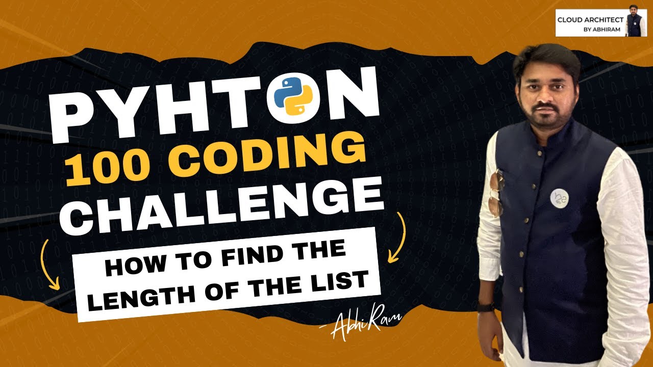 How to find length of List in Python | Python Coding Challenge #pythonprogramming # ...