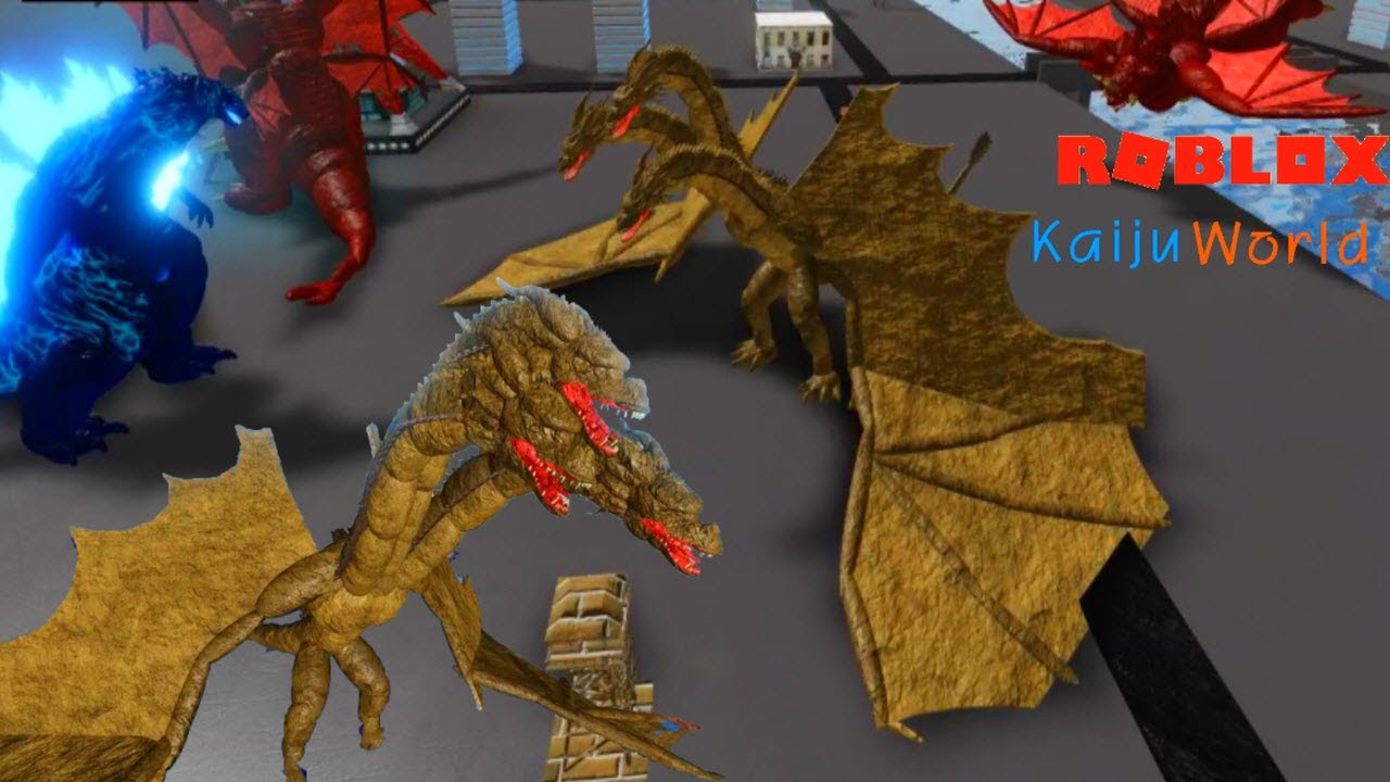 KAIJU WORLD - ULTIMATE GHIDORAH BATTLES! - YouTube