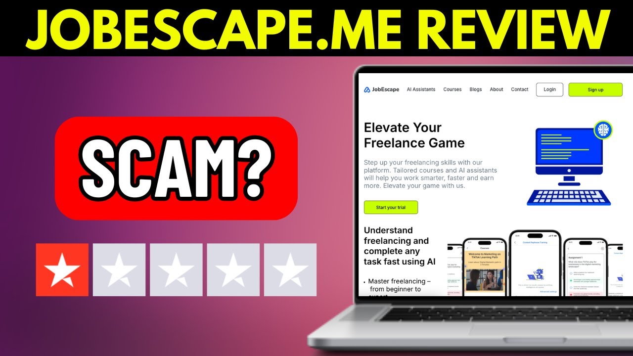 JobEscape.me Review (2025) - Is It A Legit Platform Or A Scam? - YouTube